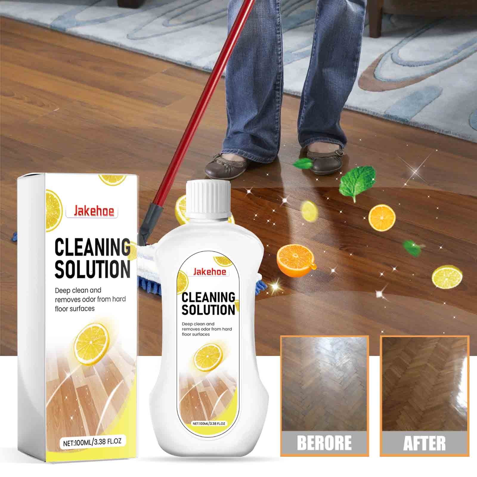 Floor Cleaner Solution Lemon Scent | Powerful Multi-Surface Sweeper ...