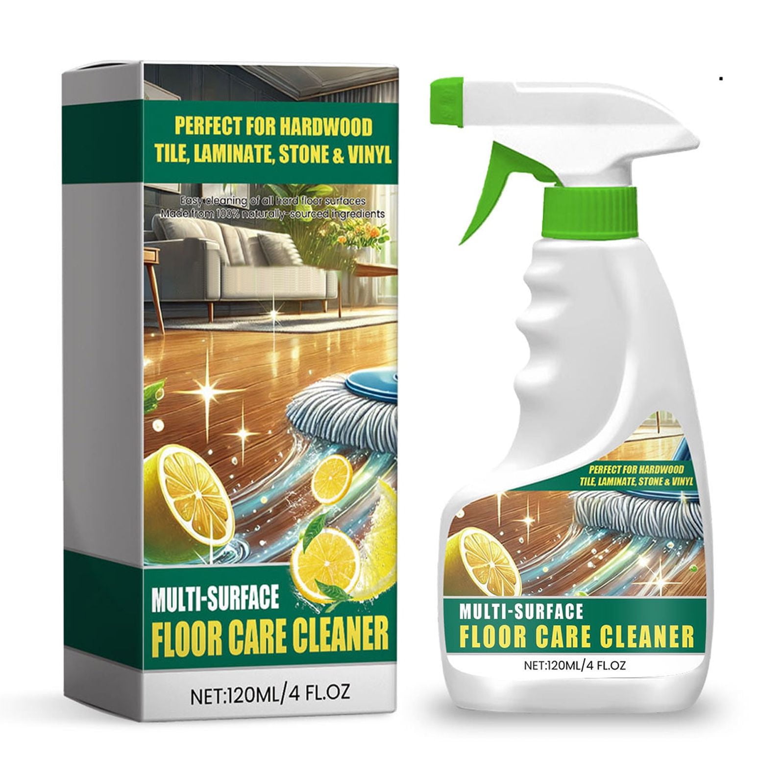 Floor Cleaner,Wood Floor Cleaner,Multi-Surface Floor Cleaner Spray ...