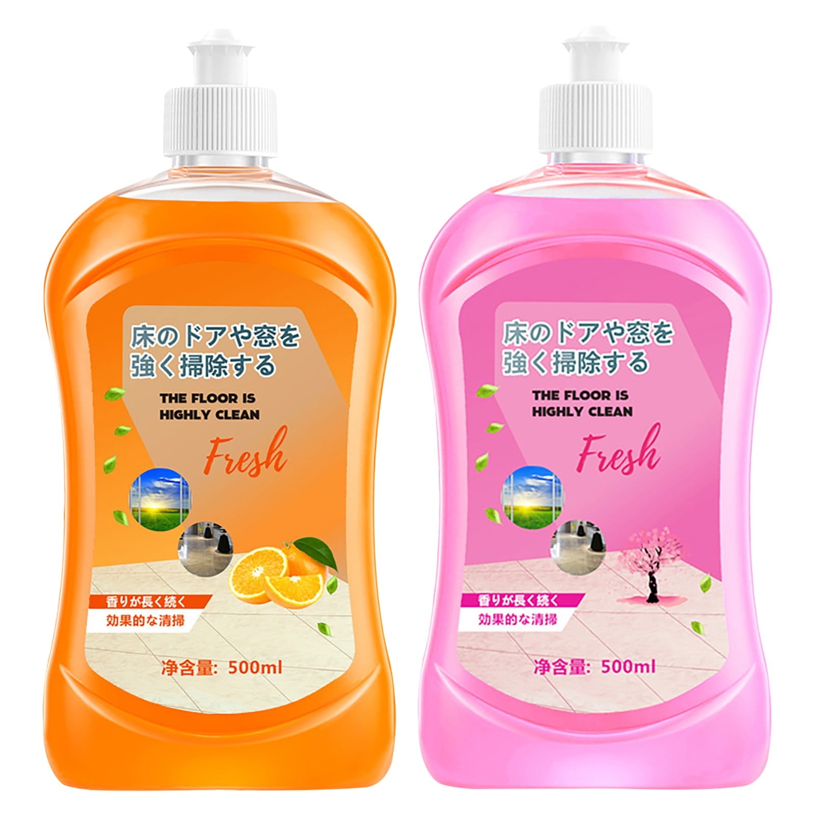 Floor Cleaning Agent, Decontaminating Solution, 500ml Bottle, Household ...