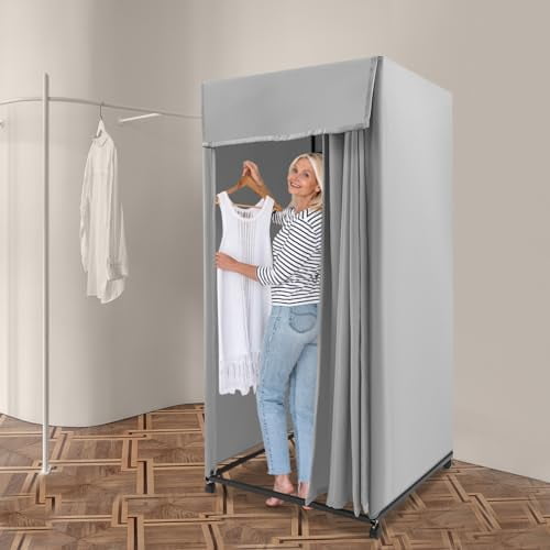 Floor Clothing Store Fitting Room, 78 Inch Mobile Changing Room with ...