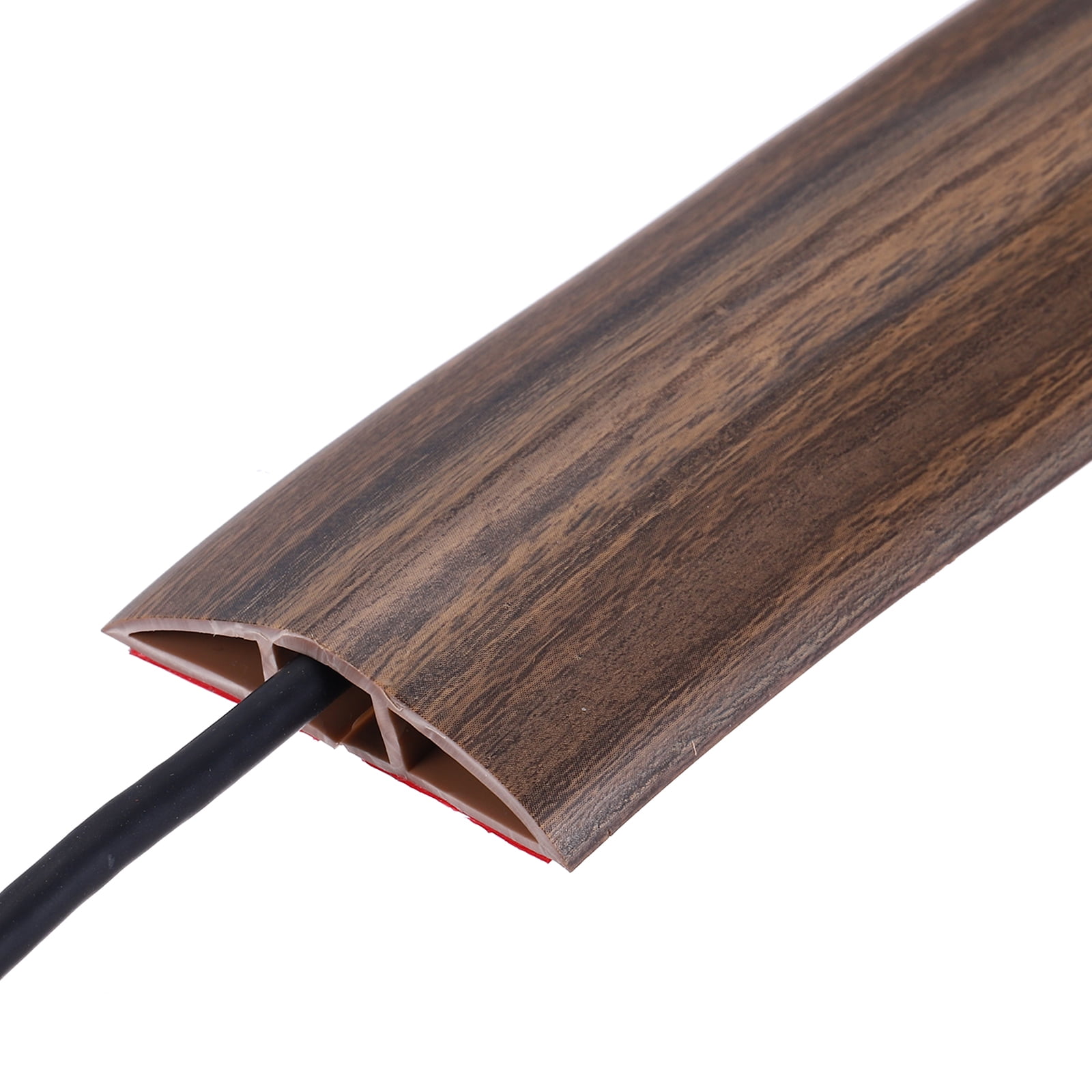 Uxcell Floor Cord Cover 4ft, Extension Cord Hider for Floor Cable ...