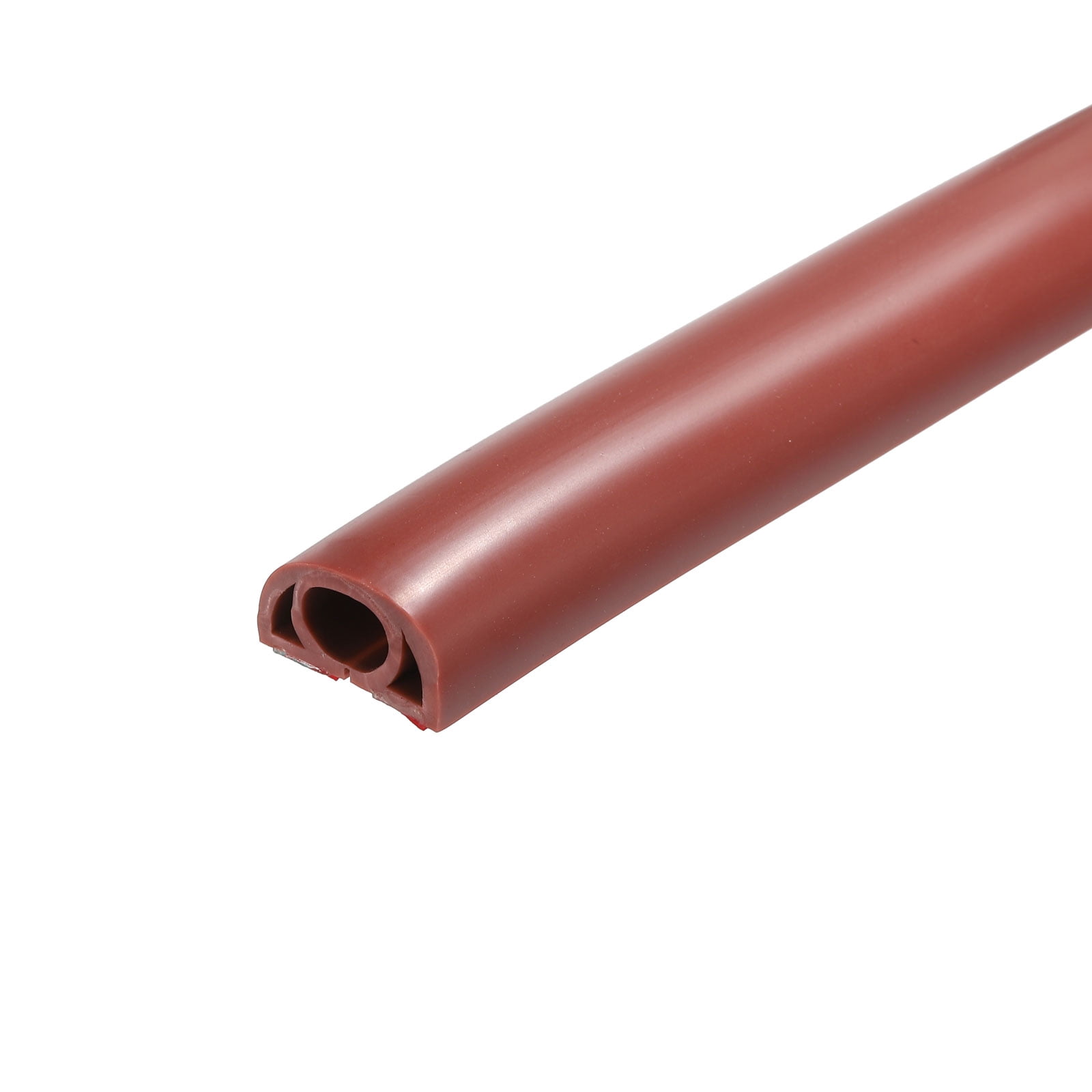 Floor Cord Cover Cable Protectors 0.35" W x 0.28" H 3.3ft Red Self ...