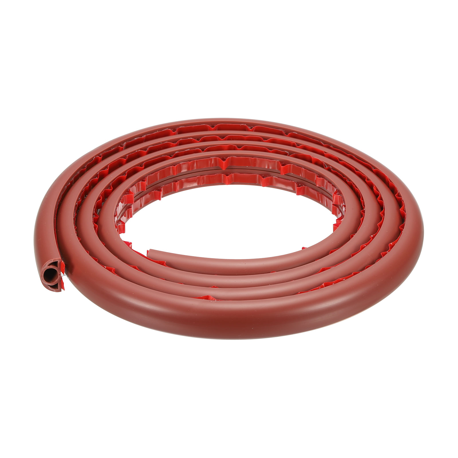 Floor Cord Cover Cable Protectors 0.35" W x 0.28" H 6.6ft Red Self ...
