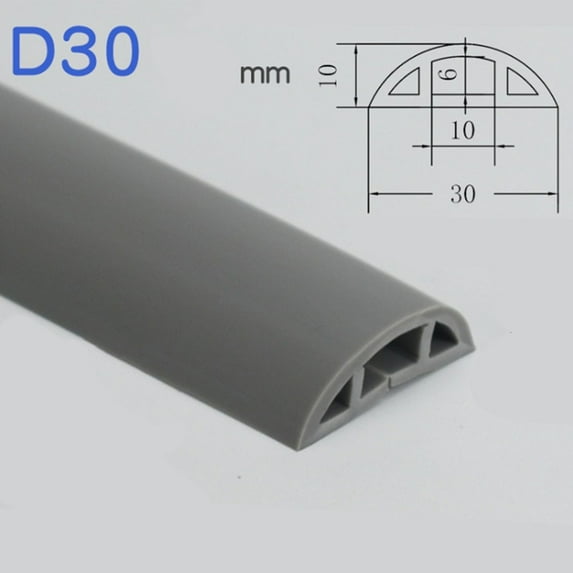 Floor Cord Cover Extension Wiring Duct Protector Power Cable Protector ...