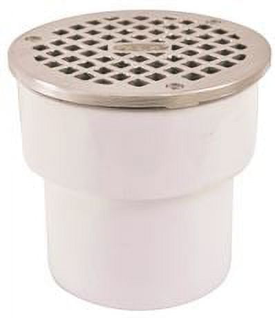 Floor Drain Adjustable 3 In. X 4 In. Pvc Hub - Walmart.com