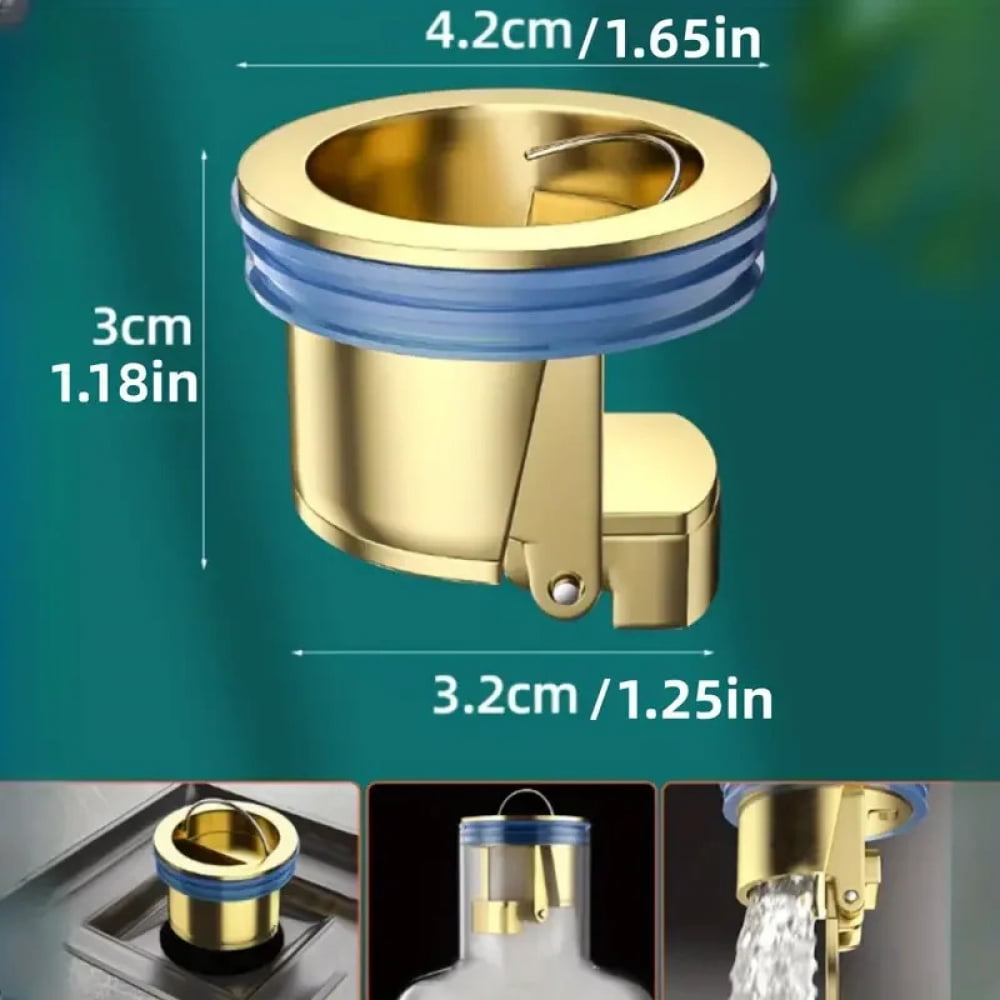 Floor Drain Core, All Copper, Odor Proof Core, Drain Guard Sewer ...