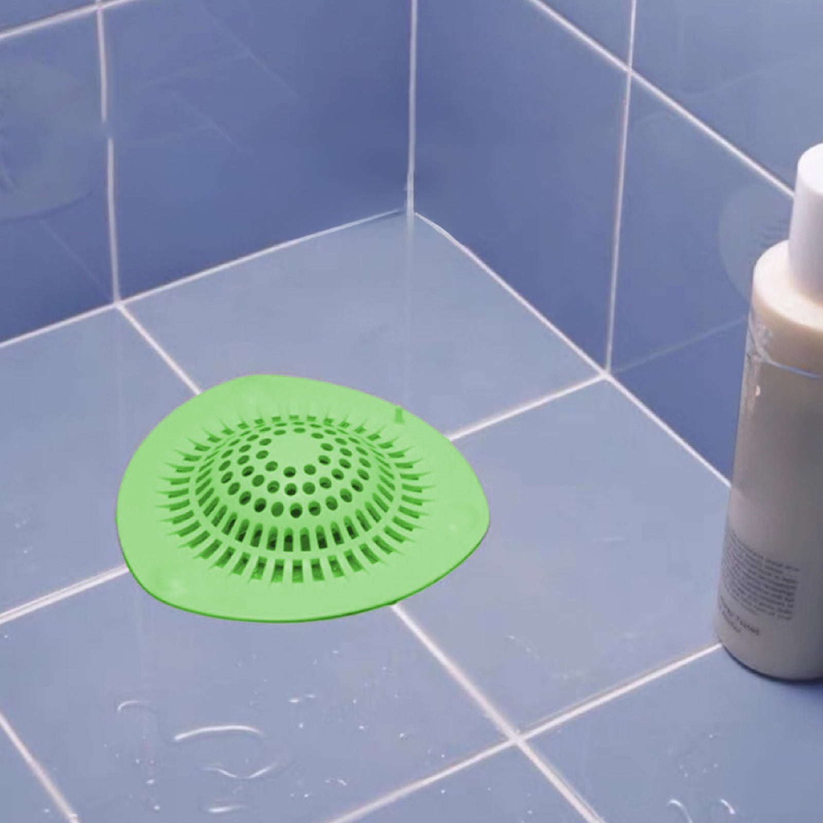 Floor Drain Cover Mat Silicone | Anti-Clog Hair Catcher | Non-Slip ...