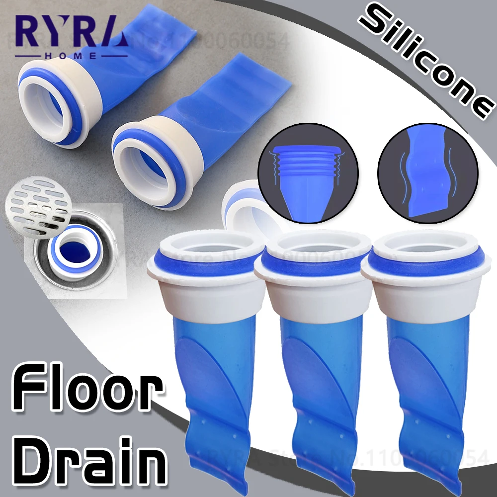 Floor Drain Seal Drains Deodorant Silicone Sewer Core Insect Control ...