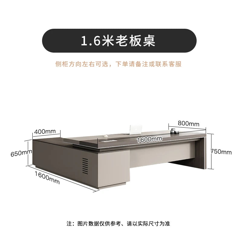 Floor Drawers Office Desks Executive Modern European Writing Computer ...