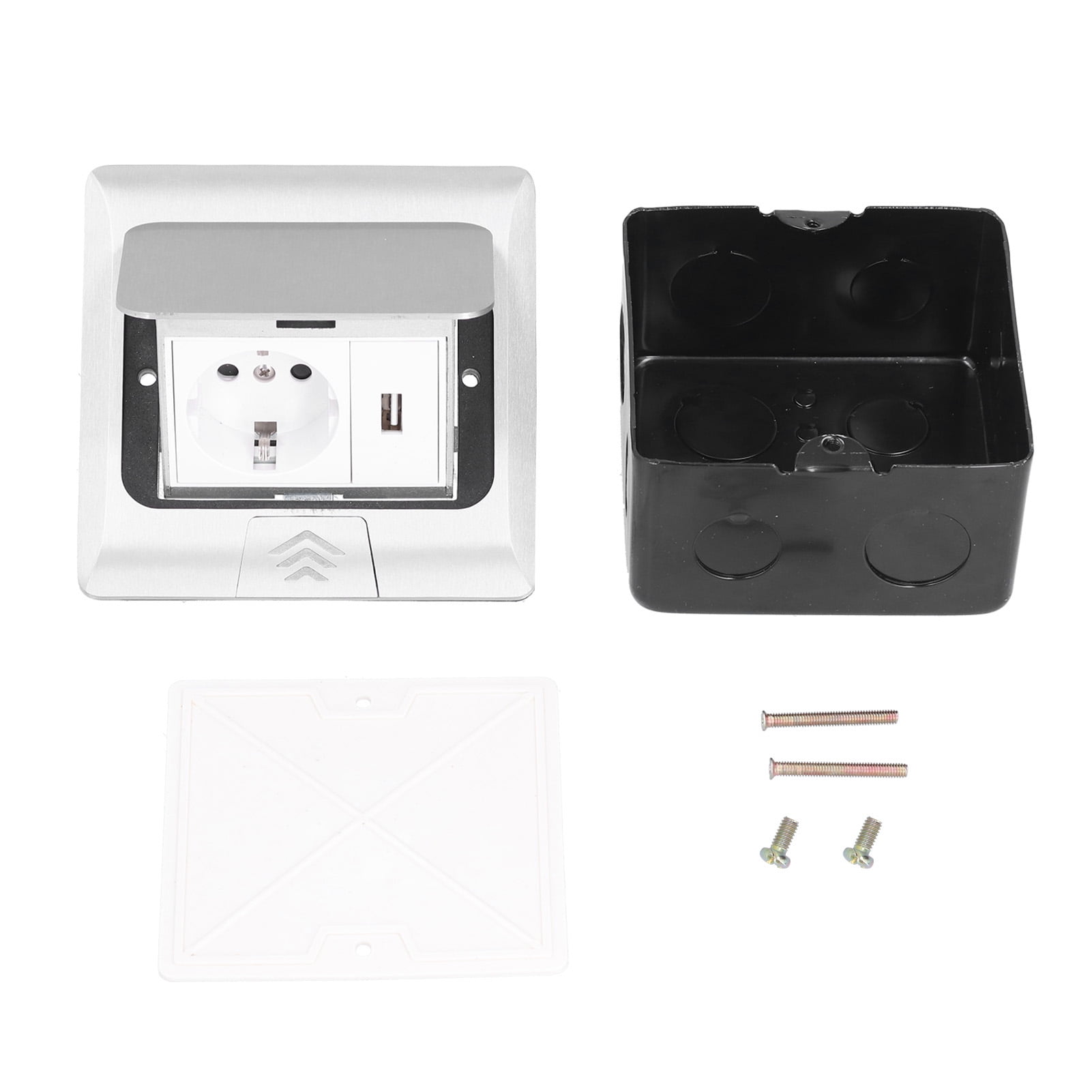 Floor Electrical Outlet Embedded Pop Up Socket Box Eu Standard Usb Power Accessories 250v