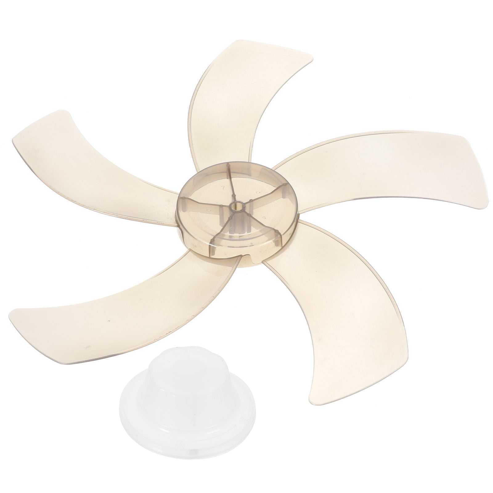 Transparent Plastic Table Fan Blade with 5 Leaves for Summer Use Easy ...