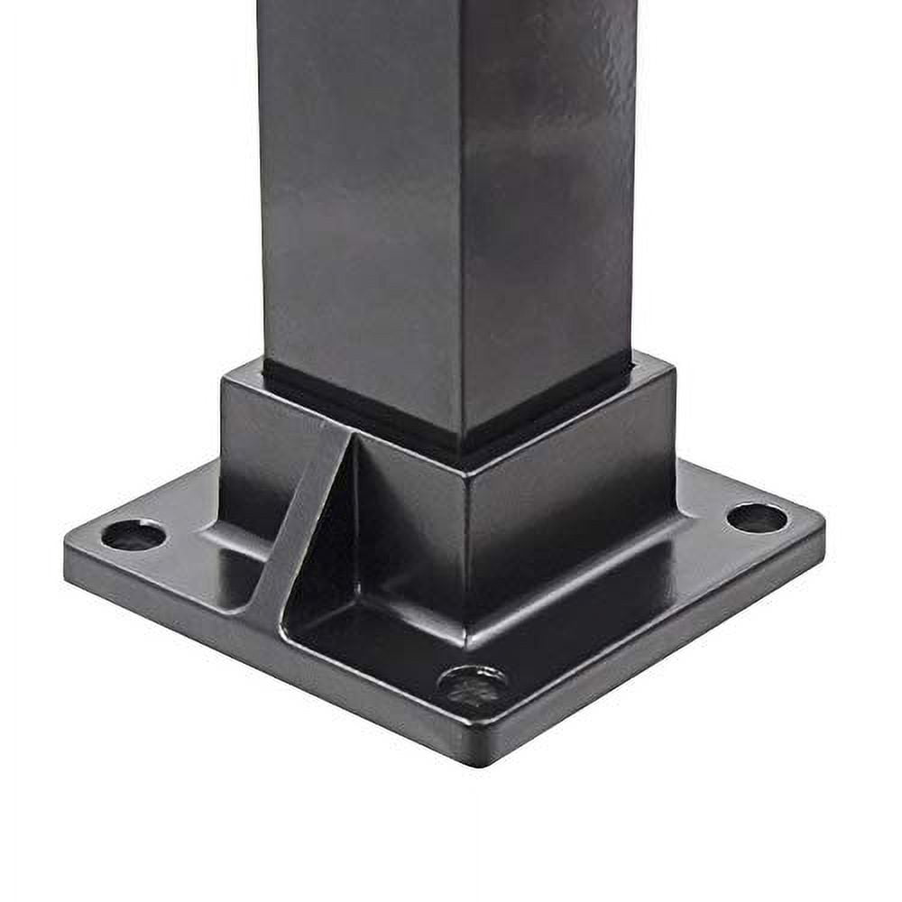 Floor Flange for 2" Square x 2" Square Aluminum Fence Posts - Deck ...