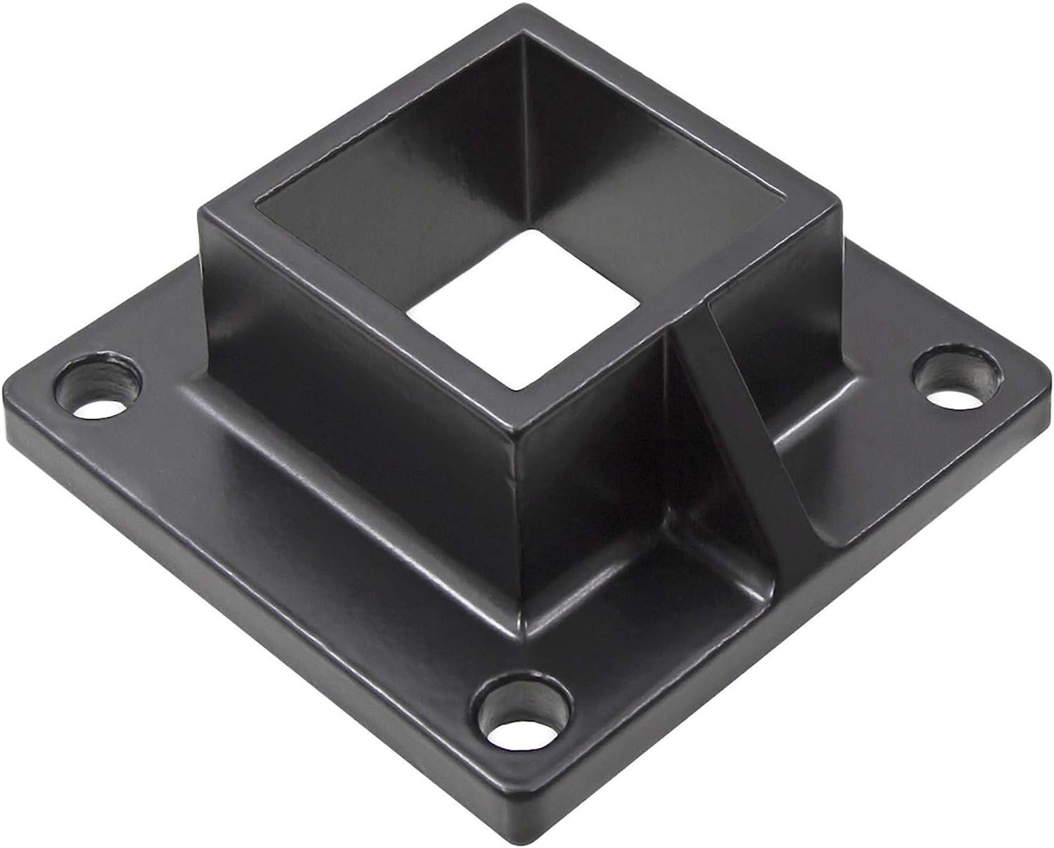 Floor Flange for 2" Square x 2" Square Aluminum Fence Posts - Deck ...