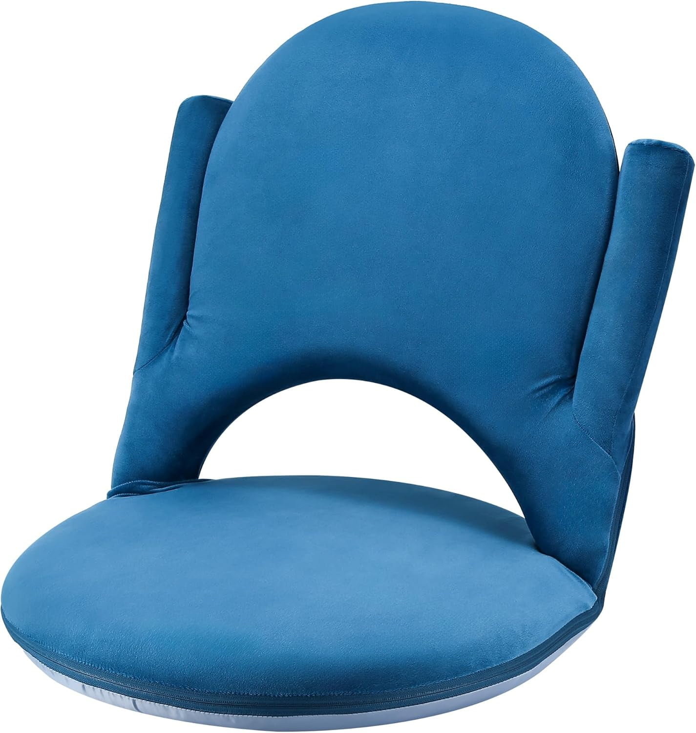 Floor Folding Chair Armrest, 42 Position Back Support Adjustable Floor ...