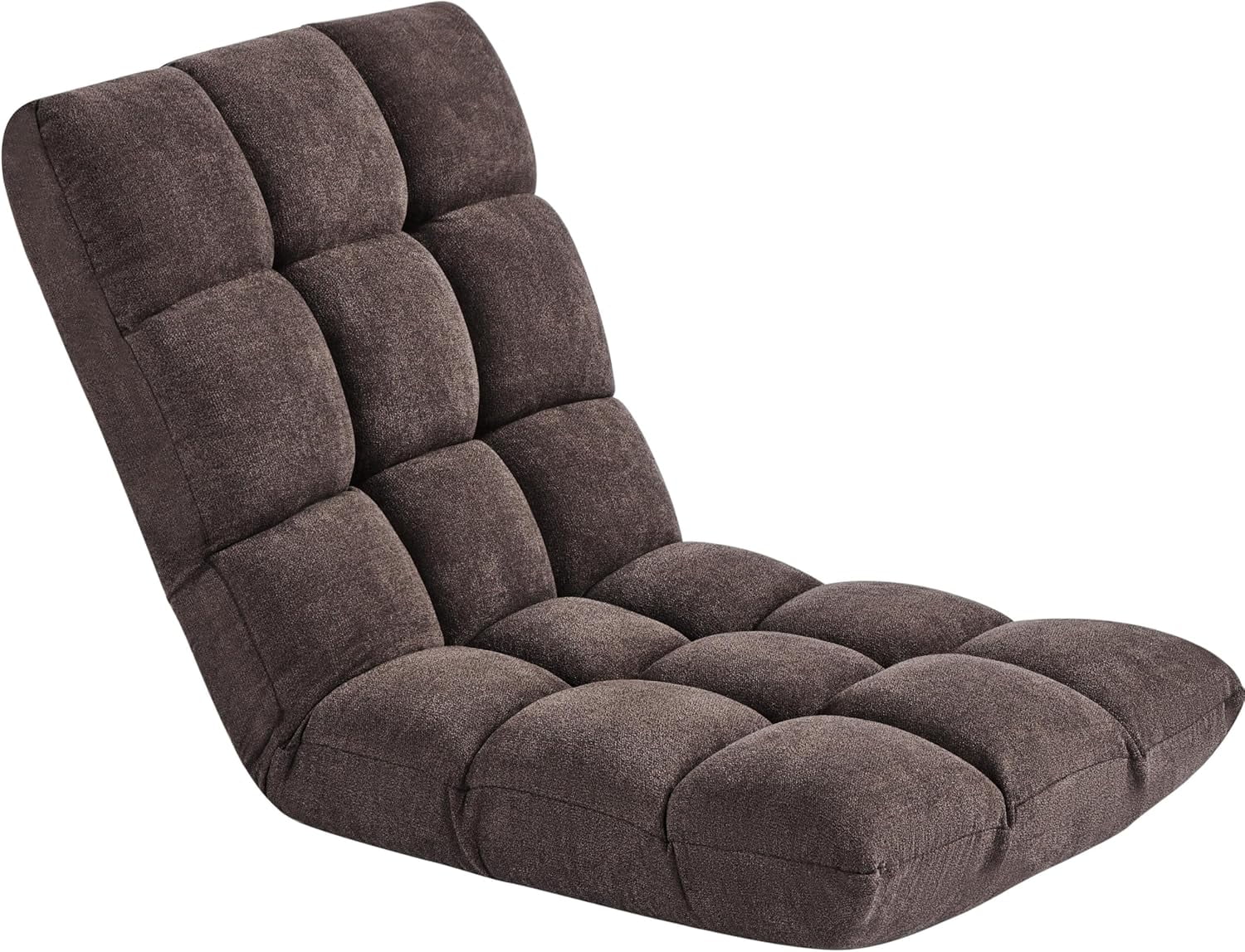 Floor Folding Chair with Back Support, Padded Folding Gaming Sofa Chair ...