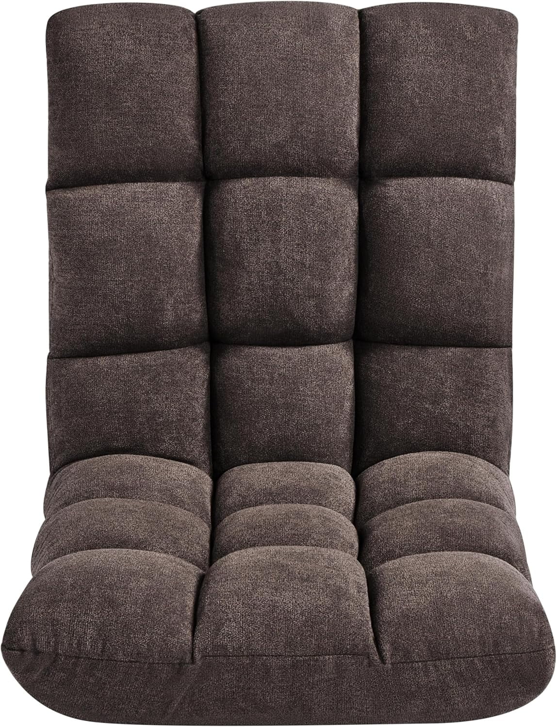 Floor Folding Chair with 14 Adjustable Positions Portable Padded Lounge ...