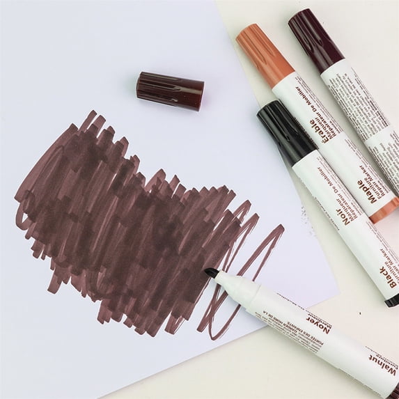 Floor Furniture Scratch Repair Paint Pen, 2.5ml Wood Touch Up Marker ...