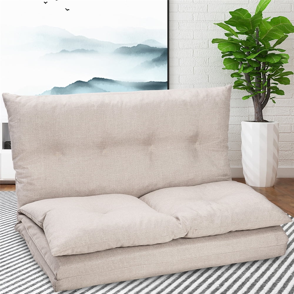 Floor Futon Sofa Chair, Foldable Lazy Sofa Floor Chair with 5 Reclining ...