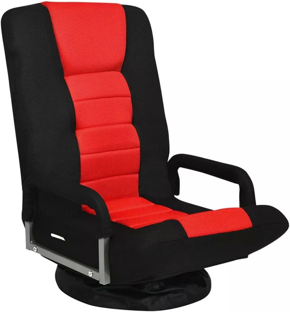 Floor Gaming Chair Soft Floor Rocker 7-Position Swivel Chair Adjustable ...