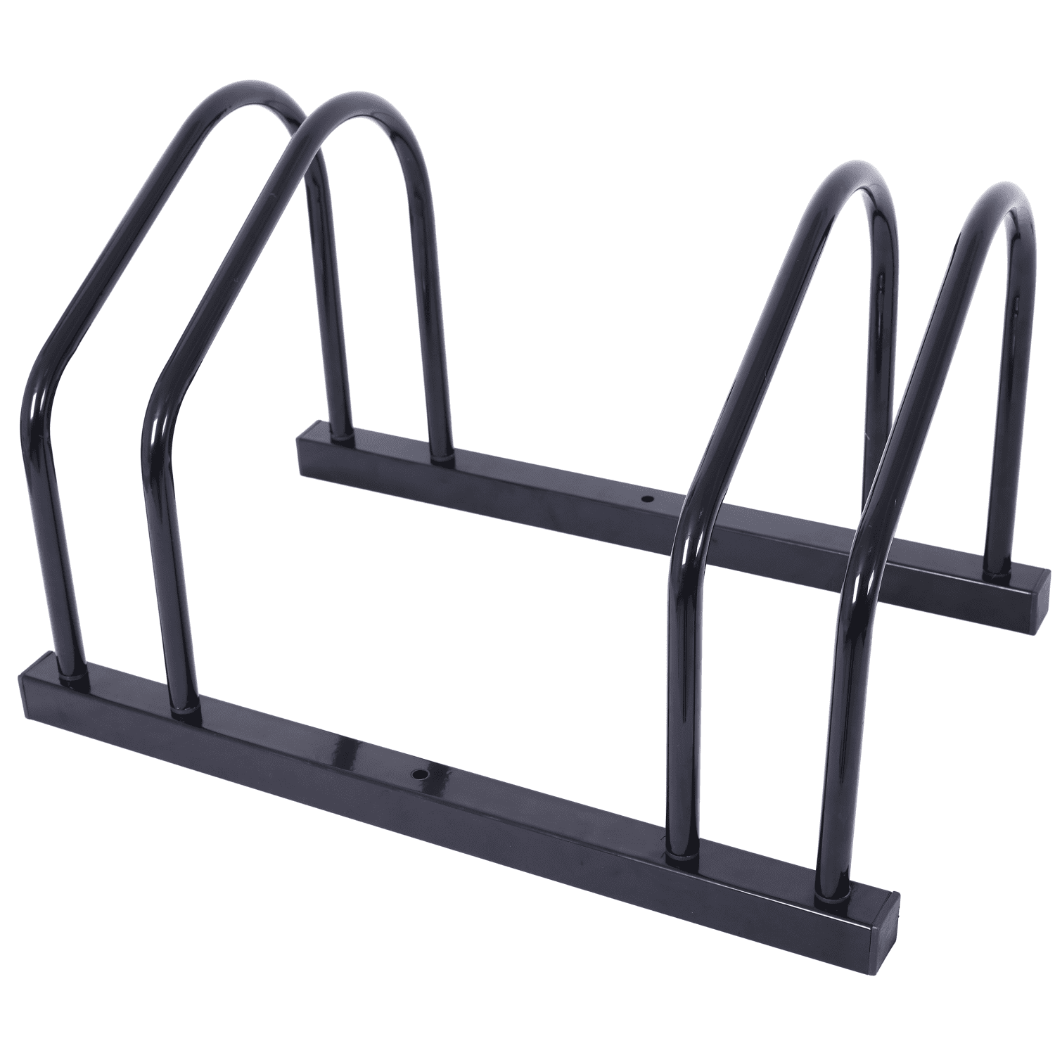 Floor Garage Indoor/Outdoor Bike Stand, Black, 2 Bicycle - Walmart.com