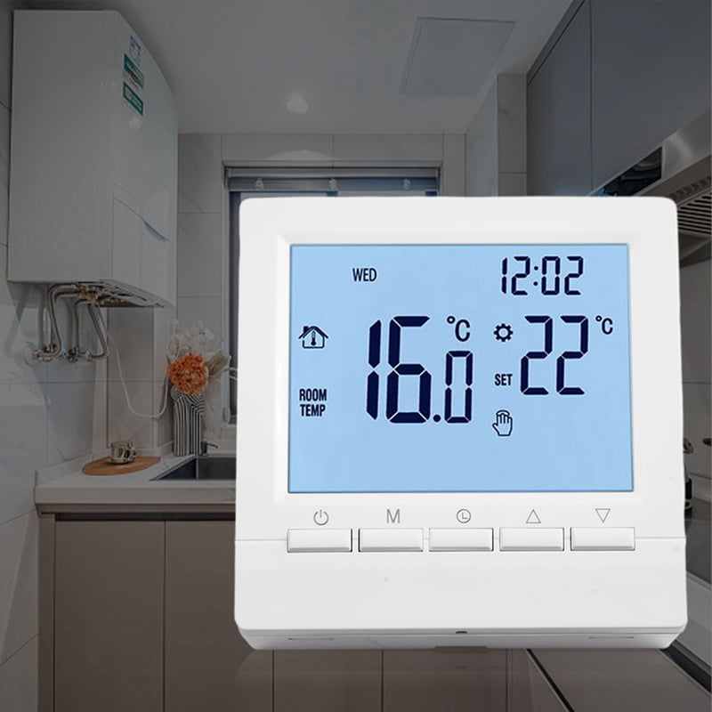 Floor Heating Thermostat Smart Thermostat Digital Display Screen Boiler ...