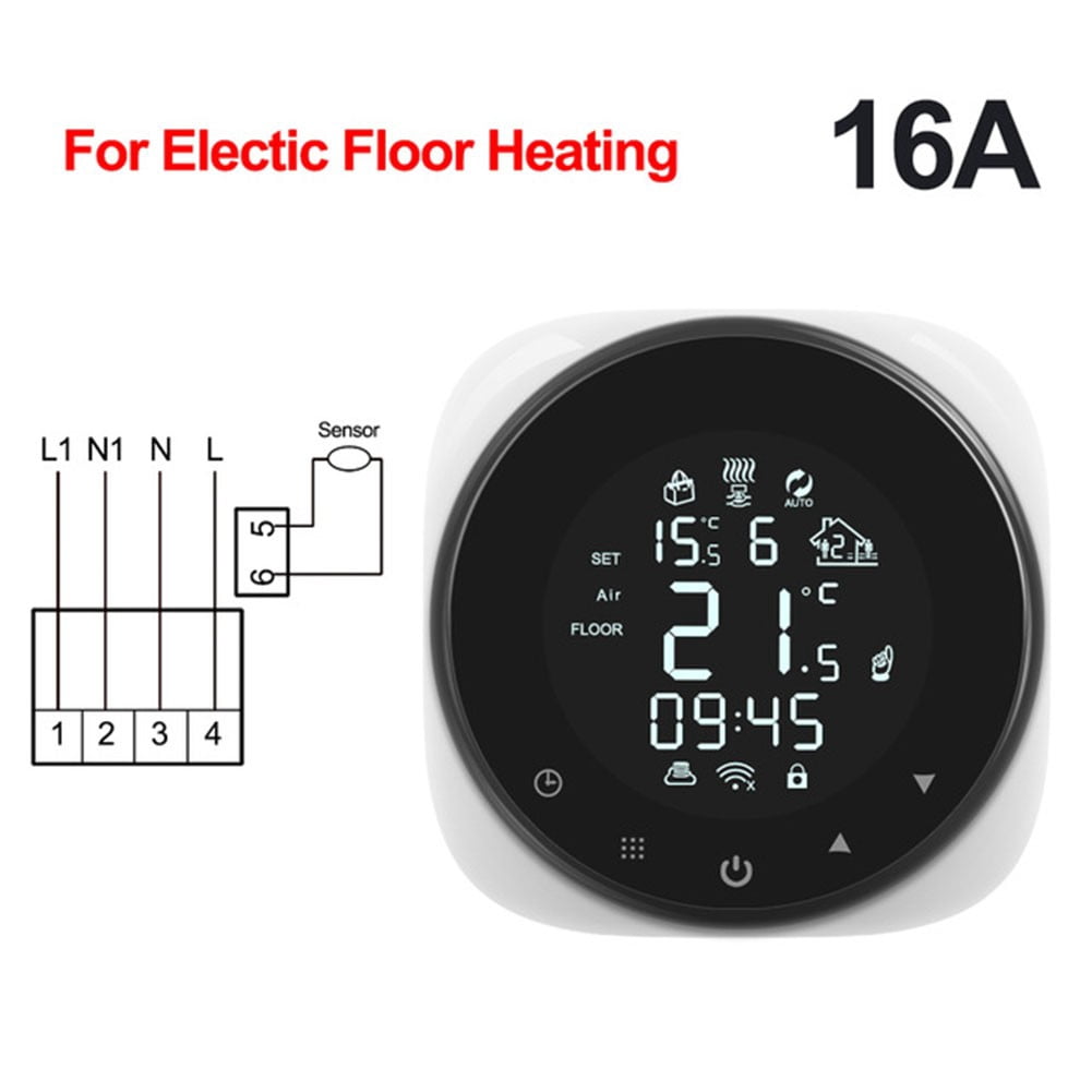Floor Heating Wifi Smart Thermostat Remote Controller Temperature ...