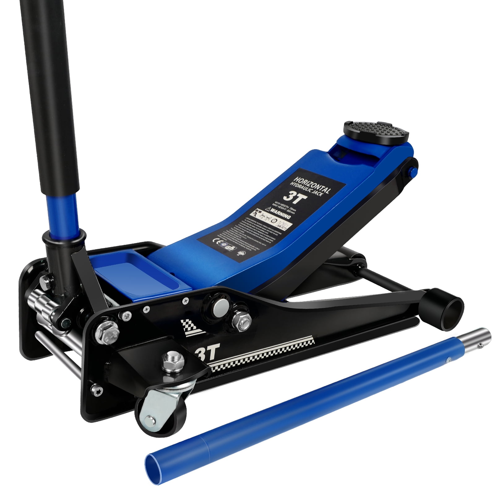 Floor Jack,3Ton/6600Lbs Low Profile Floor Jack,Dual Piston Quick Lift ...
