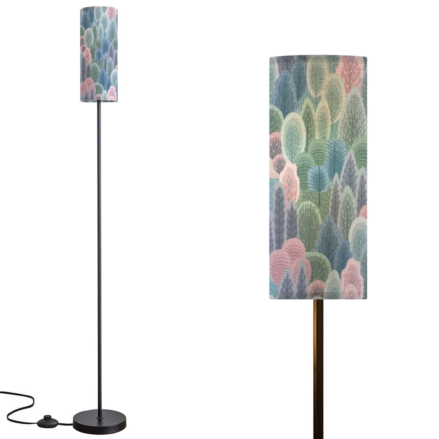 Floor Lamp for Living Room with 3 Color Temperature Abstract seamless ...