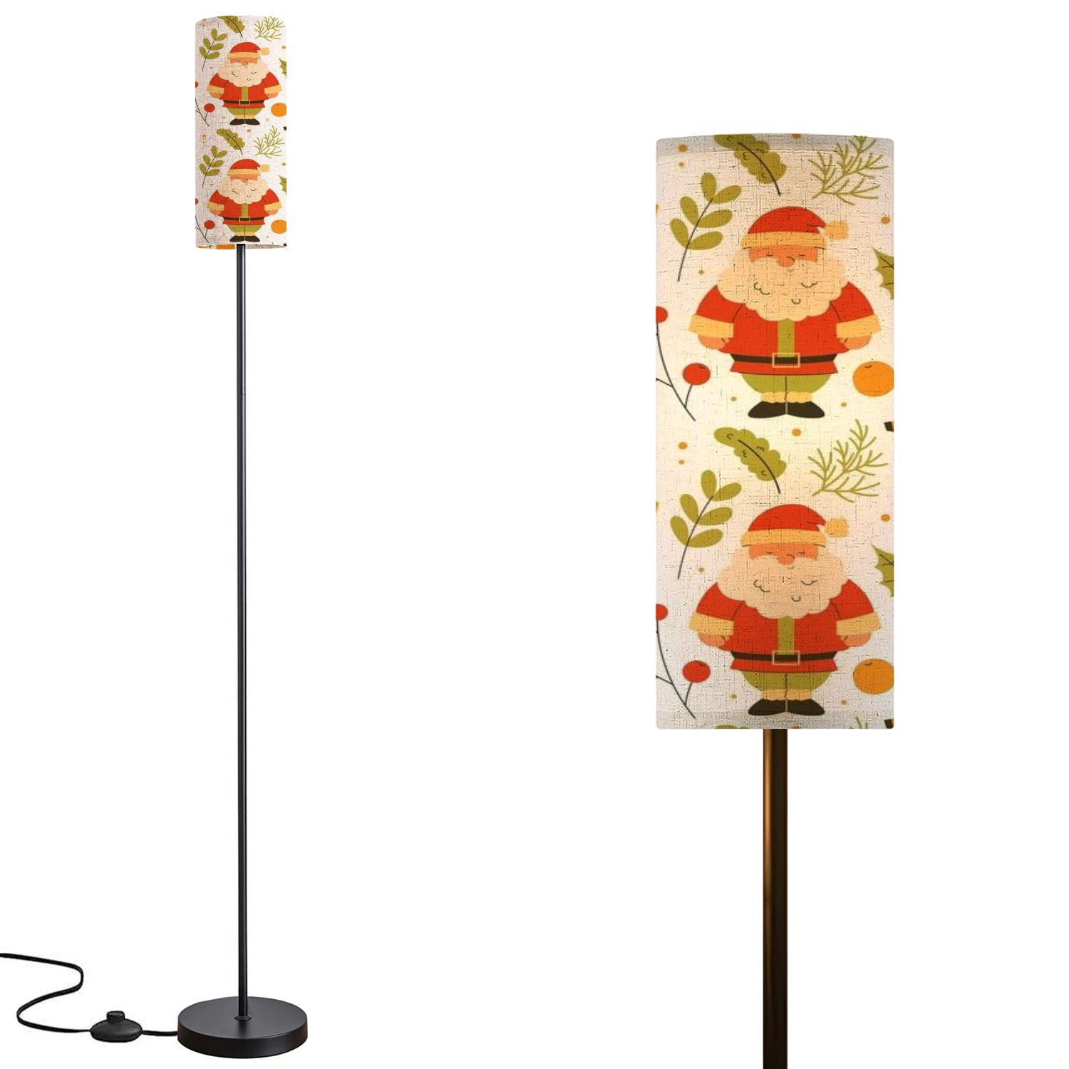 Floor Lamp for Living Room with 3 Color Temperature Christmas seamless ...