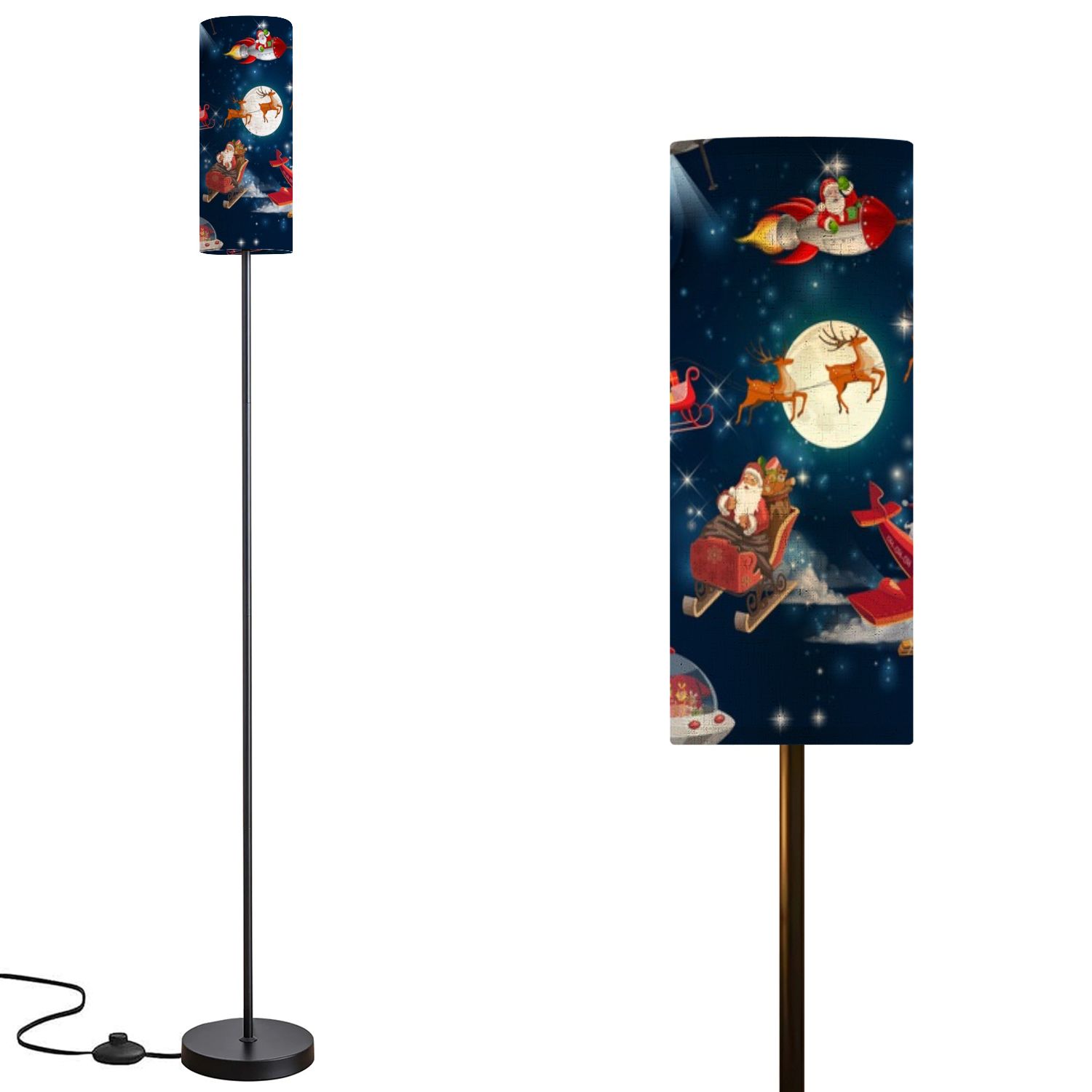 Floor Lamp for Living Room with 3 Color Temperature Christmas space ...