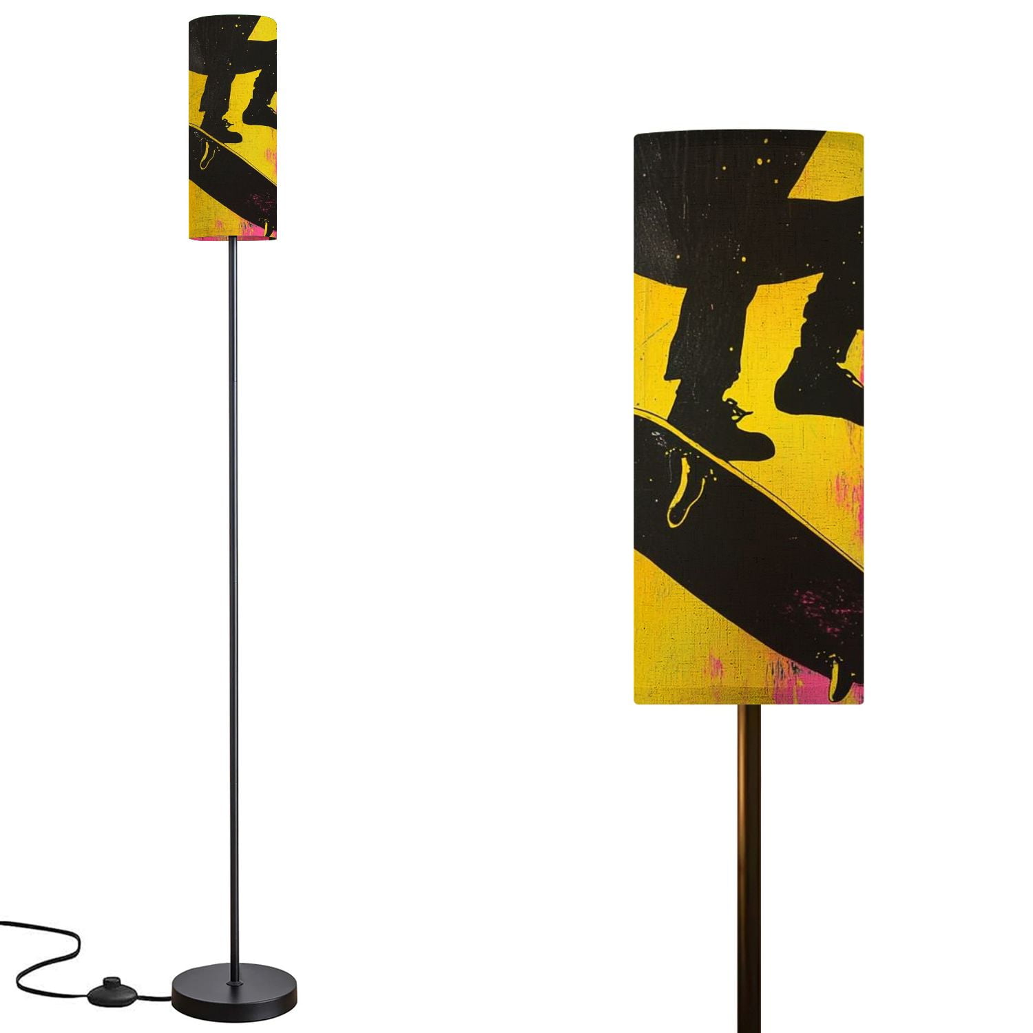 Floor Lamp for Living Room with 3 Color Temperature Complete Surfer ...