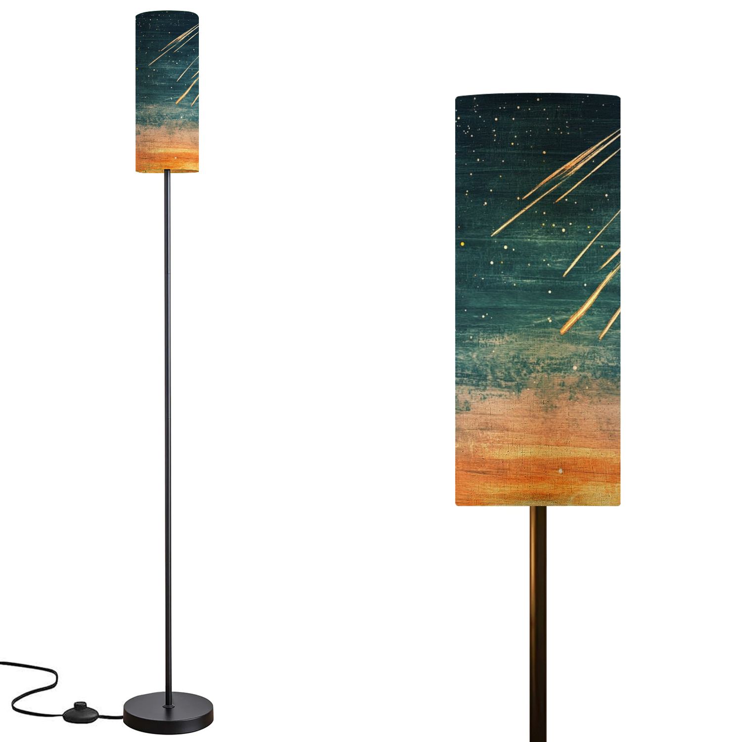 Floor Lamp for Living Room with 3 Color Temperature First Board Planets ...