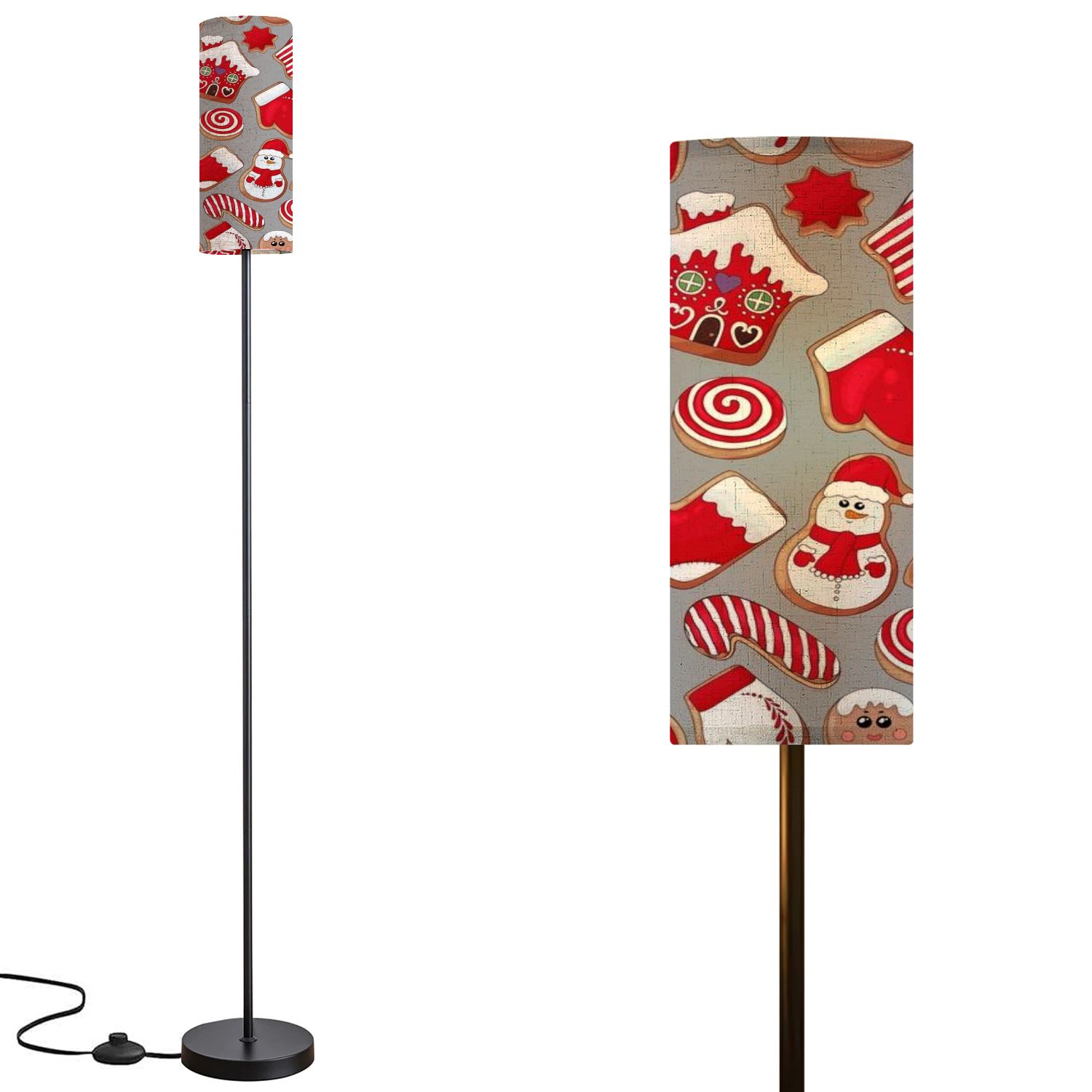Floor Lamp for Living Room with 3 Color Temperature Gingerbread cookies ...