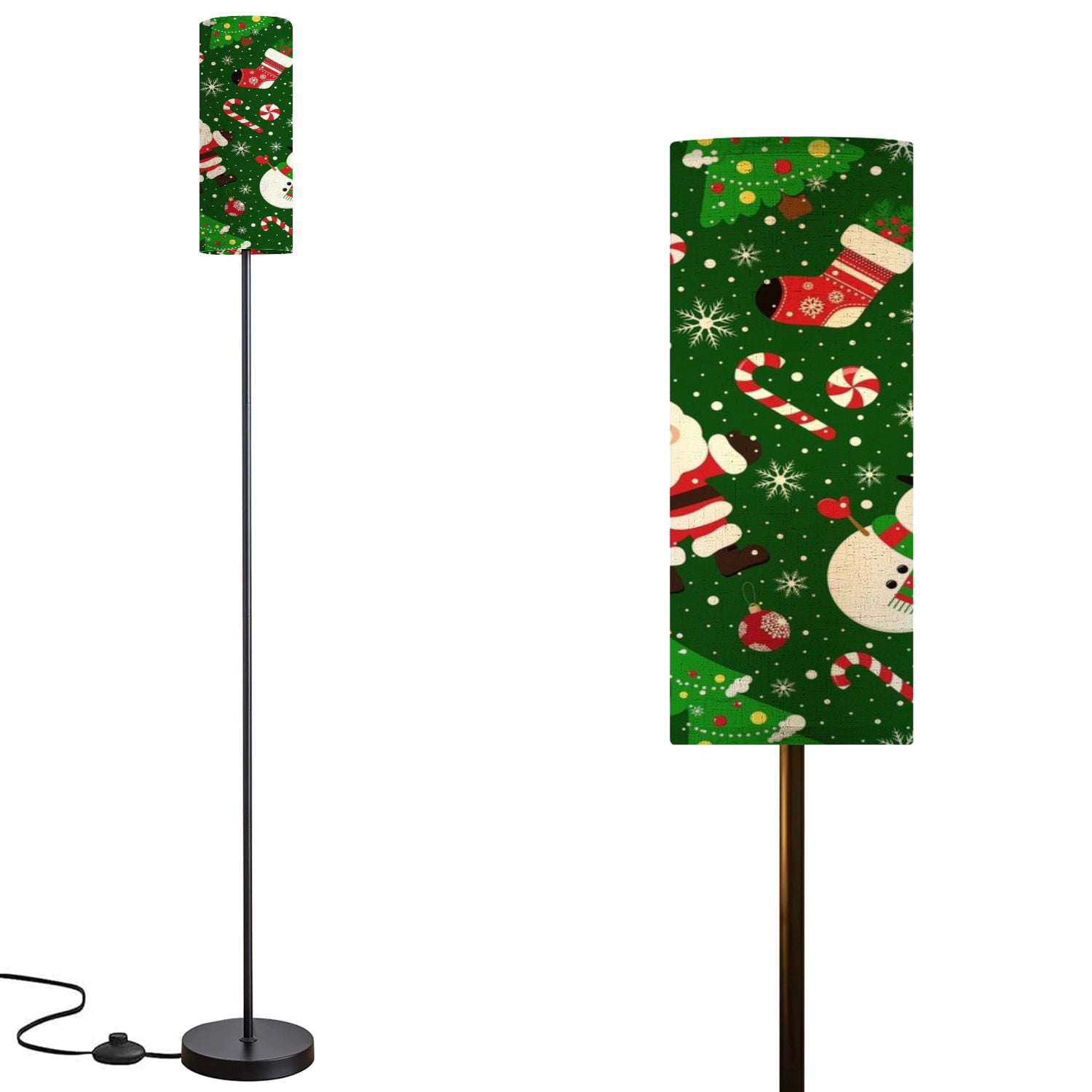 Floor Lamp for Living Room with 3 Color Temperature Seamless Christmas ...