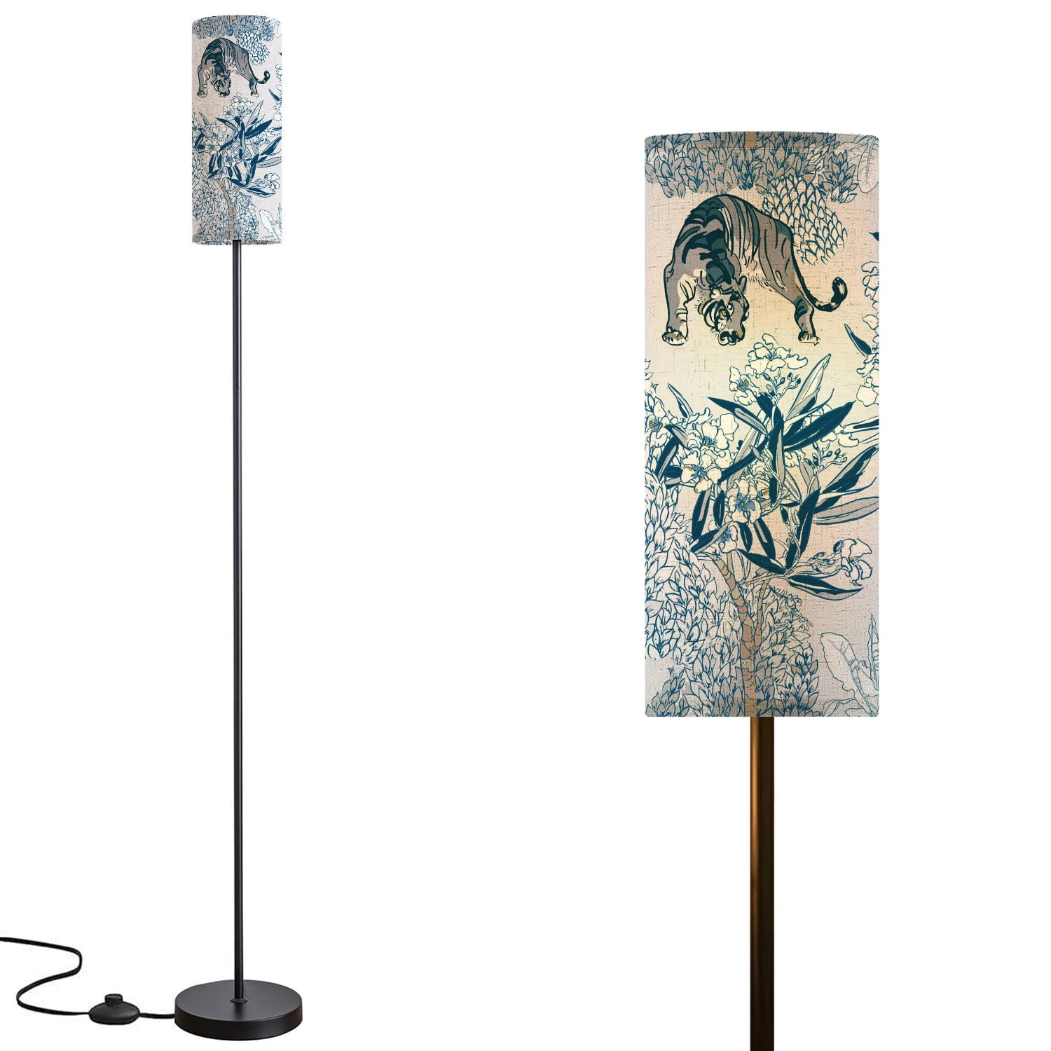 Floor Lamp for Living Room with 3 Color Temperature Seamless Pattern ...