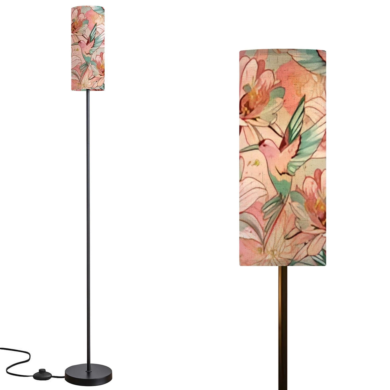 Floor Lamp for Living Room with 3 Color Temperature Seamless flora ...
