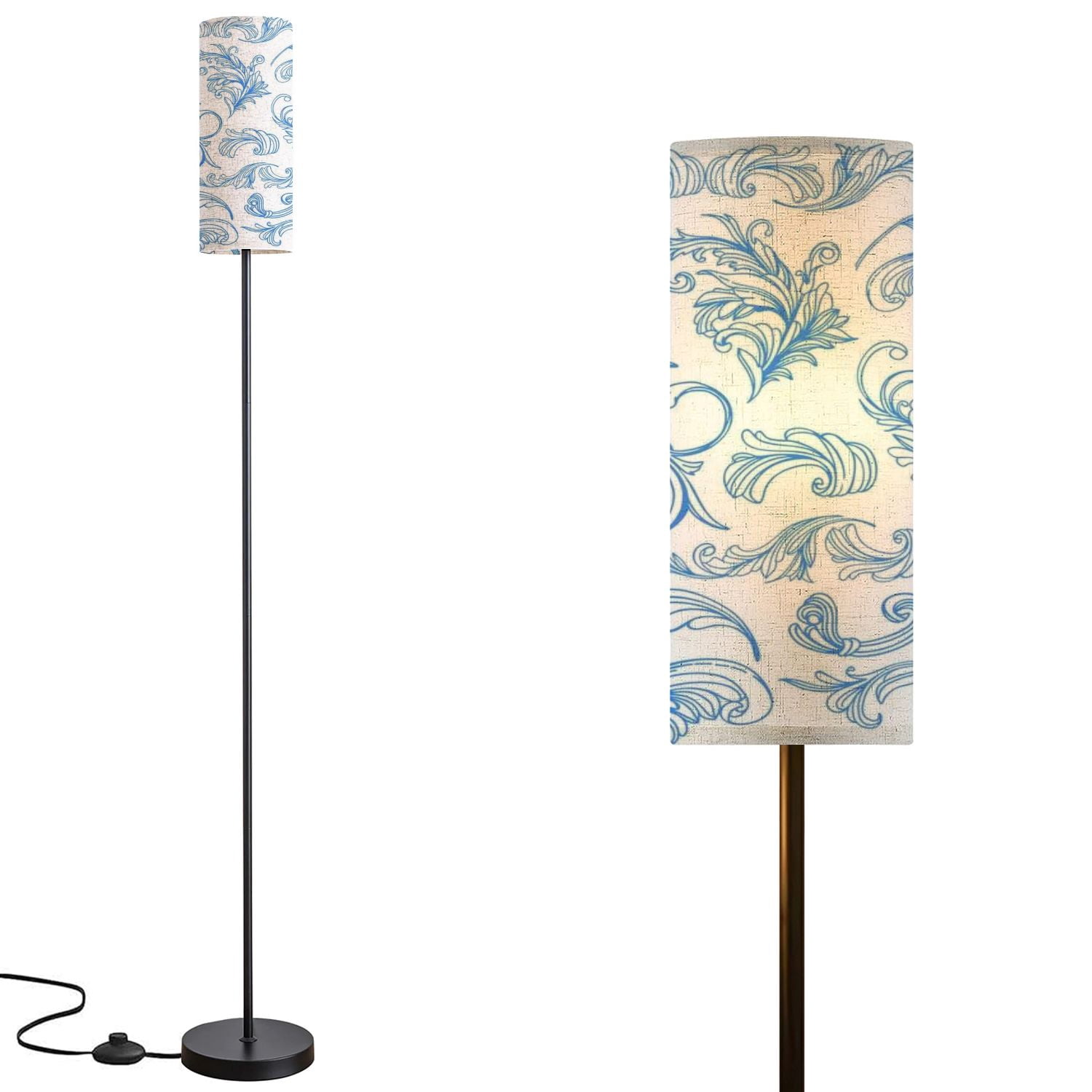 Floor Lamp for Living Room with 3 Color Temperature Seamless pattern ...