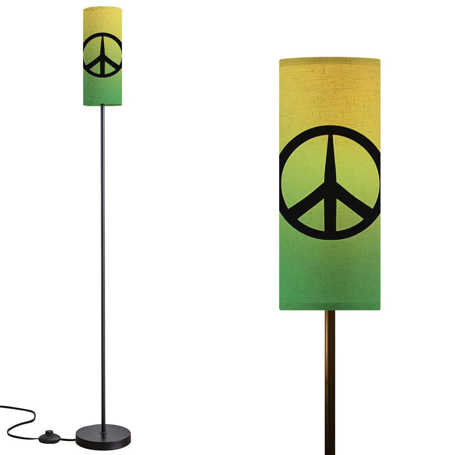 Floor Lamp for Living Room with 3 Color Temperature Symbol Green Color ...
