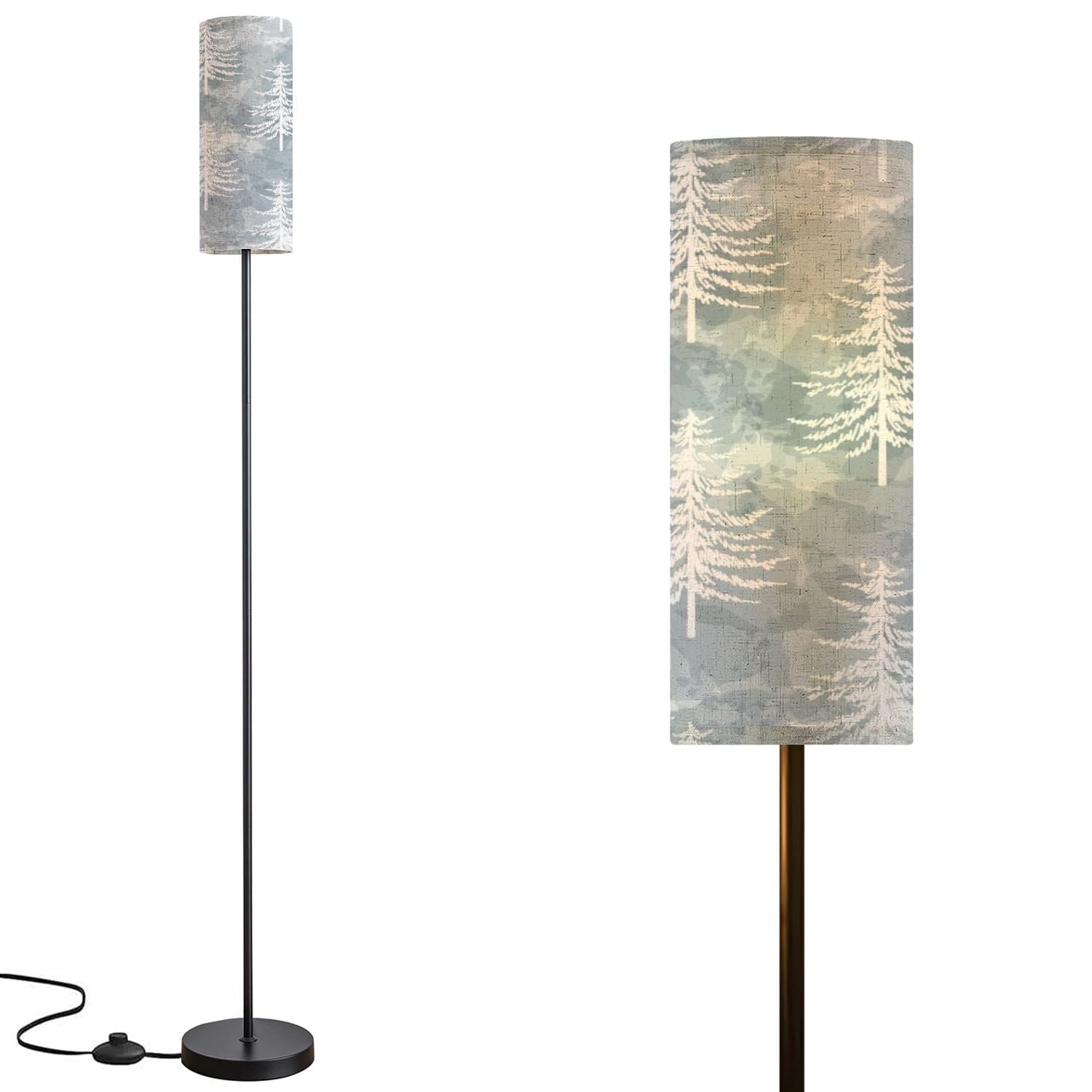 Floor Lamp for Living Room with 3 Color Temperature seamless pattern ...