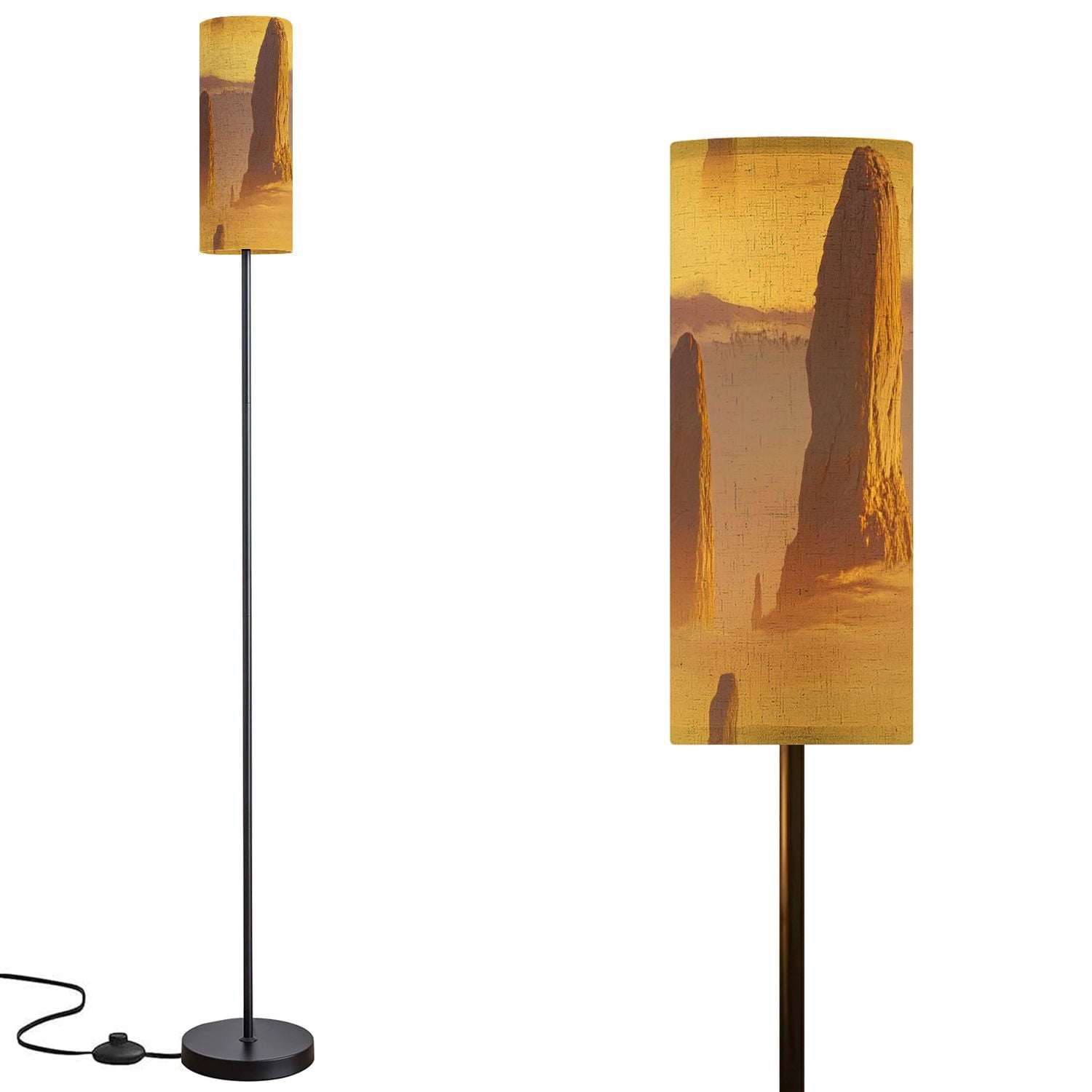 Floor Lamp for Living Room Bedroom Office with 3 Color Temperature LED ...