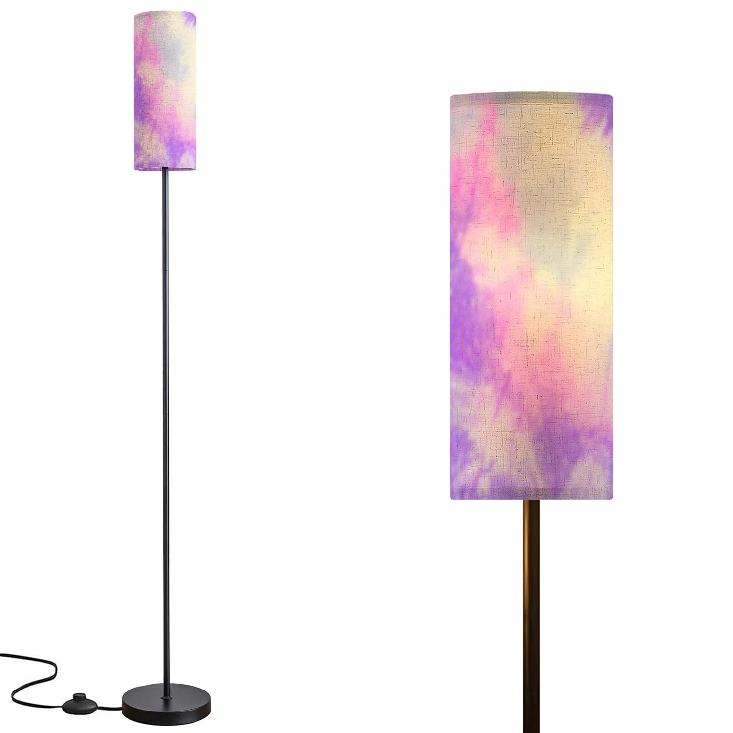 Floor Lamp for Living Room Bedroom Office with 3 Color Temperature LED Bulb Dye Pattern ...