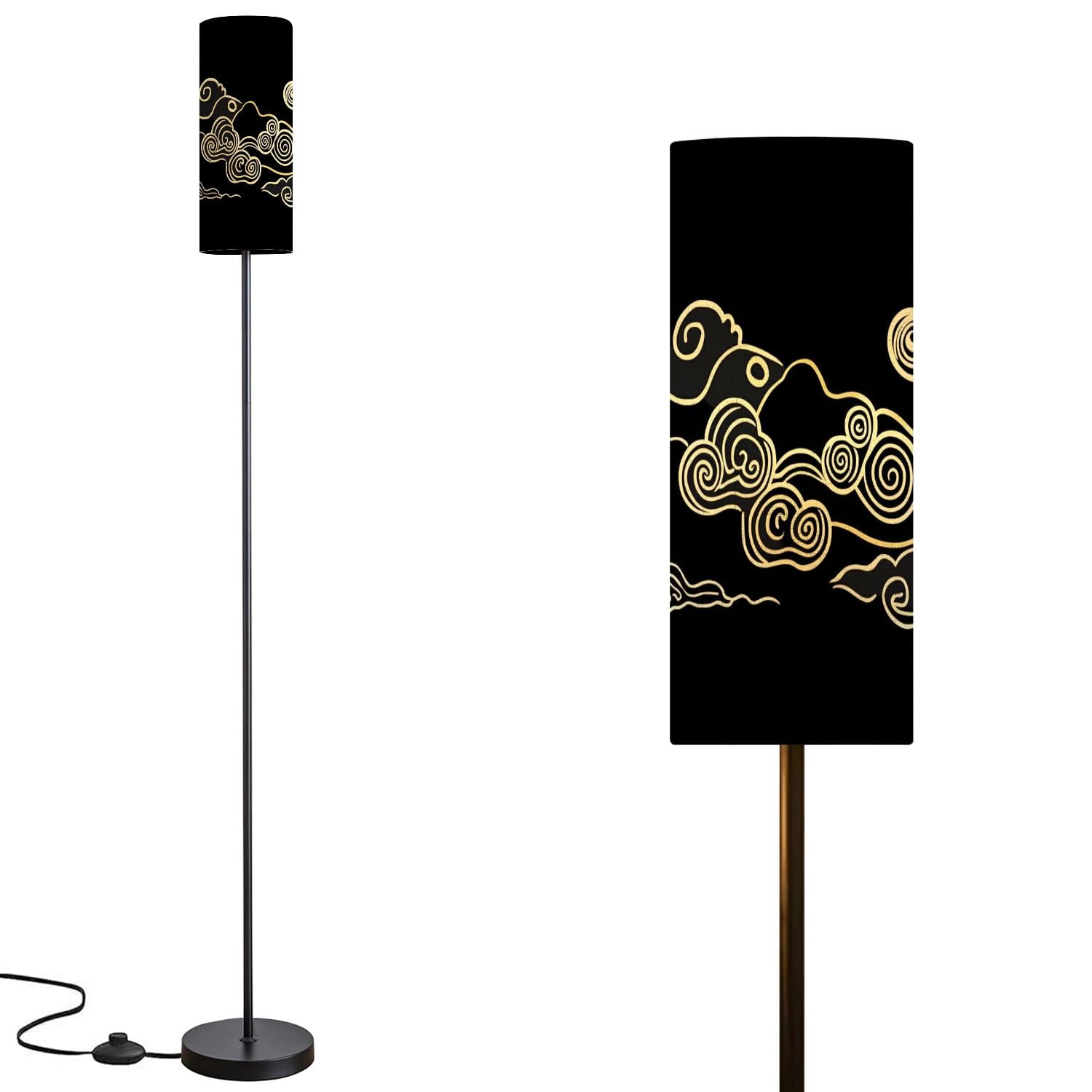 Floor Lamp for Living Room Bedroom Office with 3 Color Temperature LED Bulb Seamless border ...