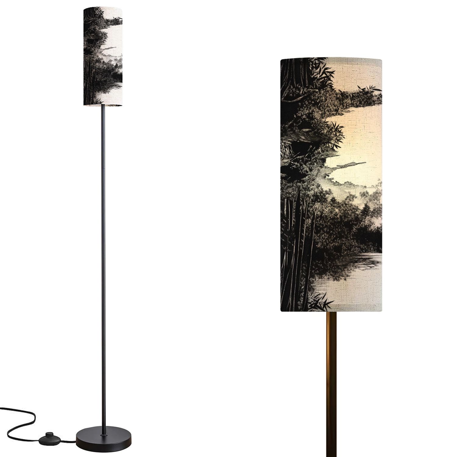 Floor Lamp for Living Room Bedroom Office with 3 Color Temperature LED ...