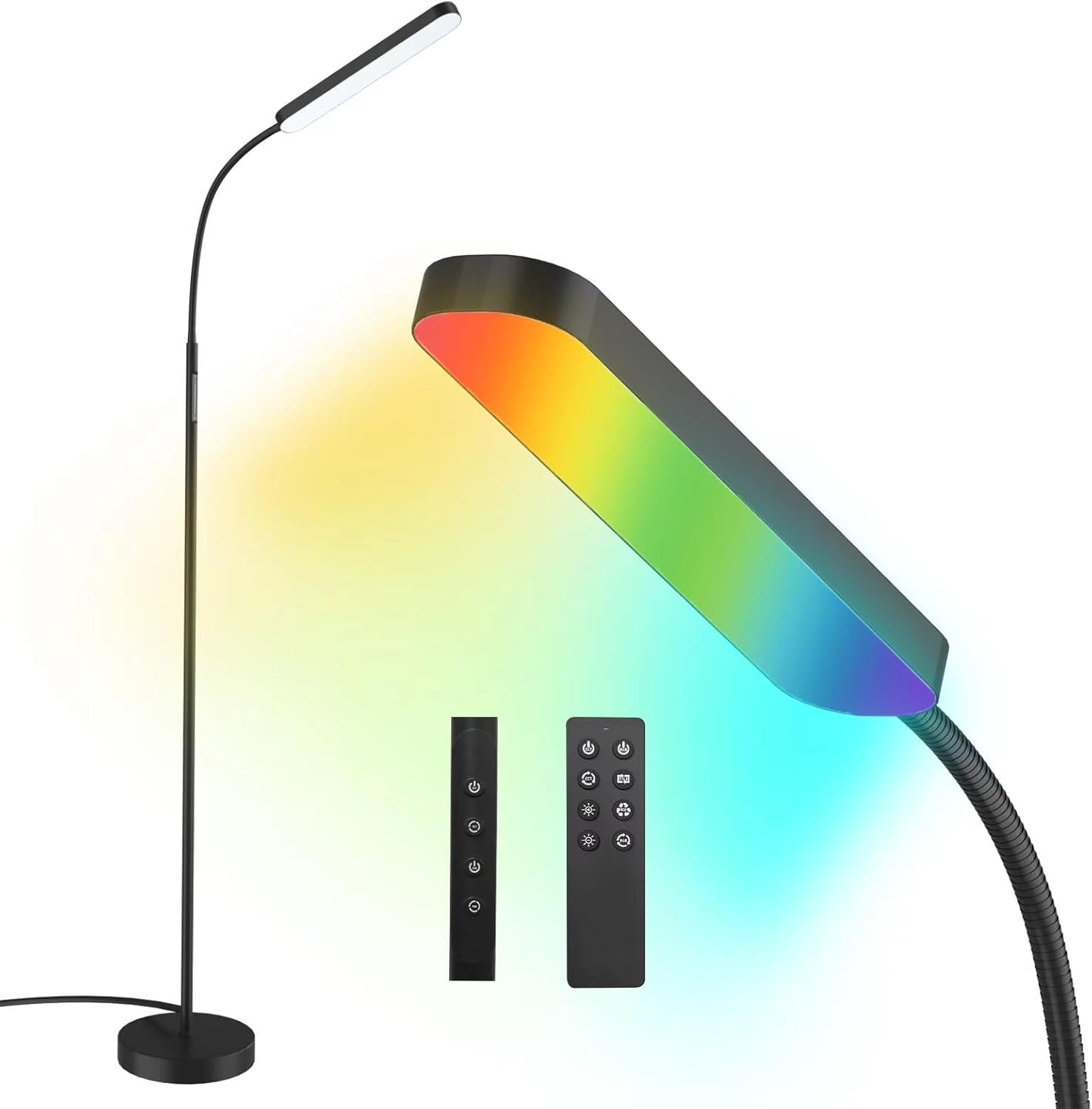 Floor Lamp, RGB Color Changing Dimmer Bright LED Floor Lamp with ...