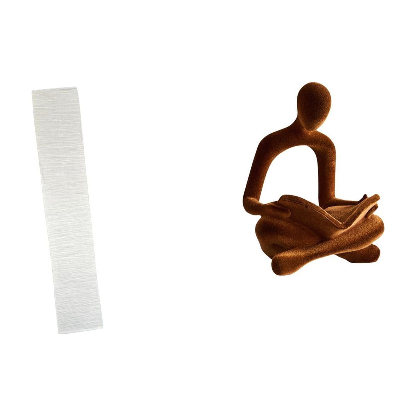 Floor Lamp Shade Abstract Thinker Statue Minimalist Lampshade Resin ...