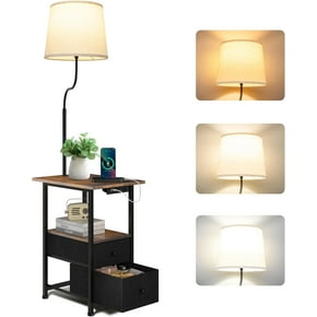 Side Table Lamp Combo