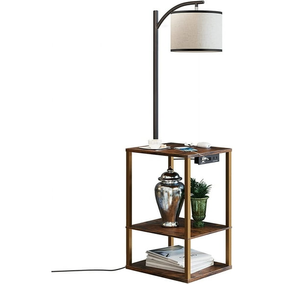 Side Table Lamp Combo
