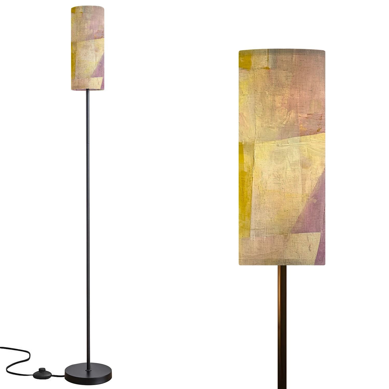 Floor Lamp for Living Room with 3 Color Temperature Interlocking Shapes ...