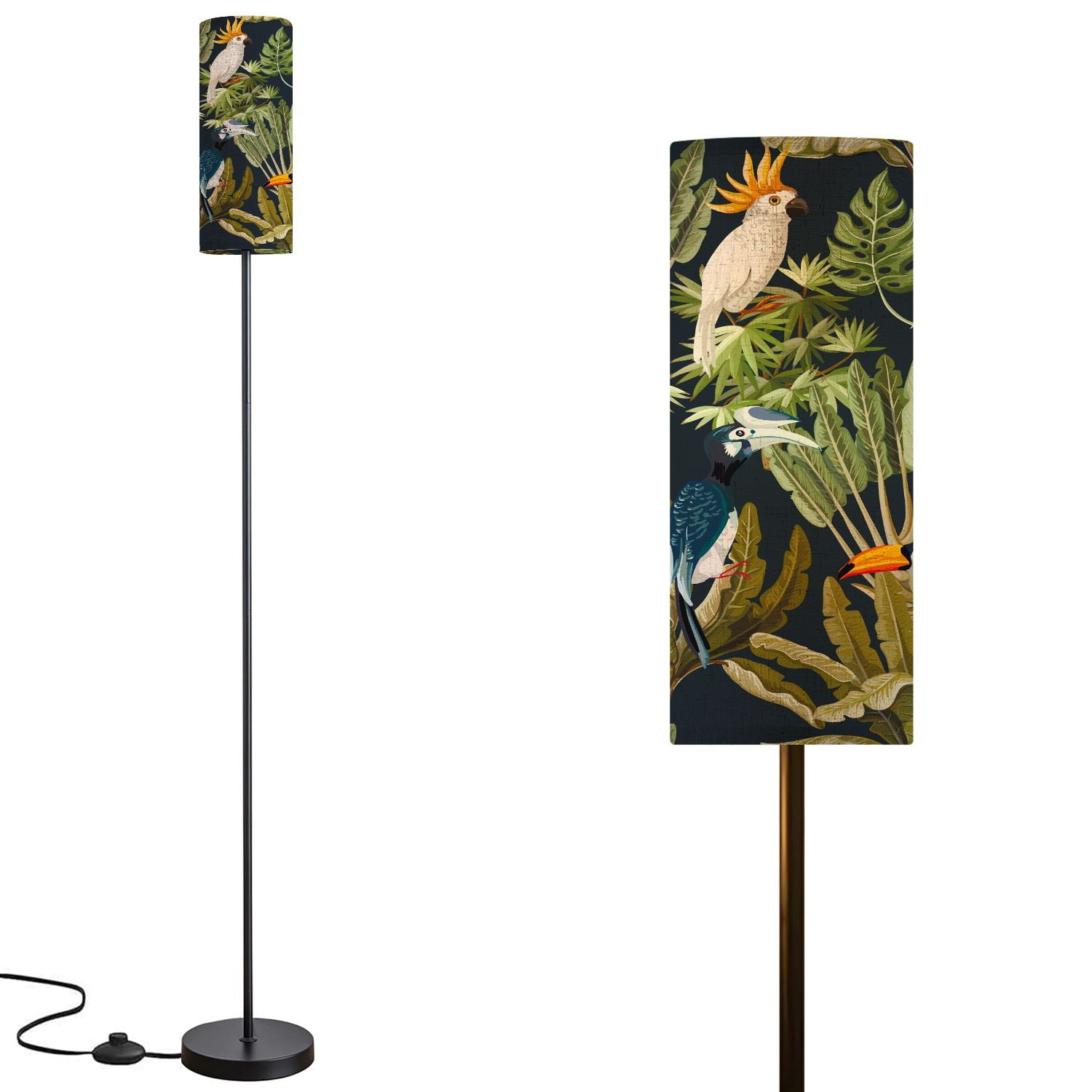 Floor Lamp for Living Room with 3 Color Temperature Seamless pattern ...