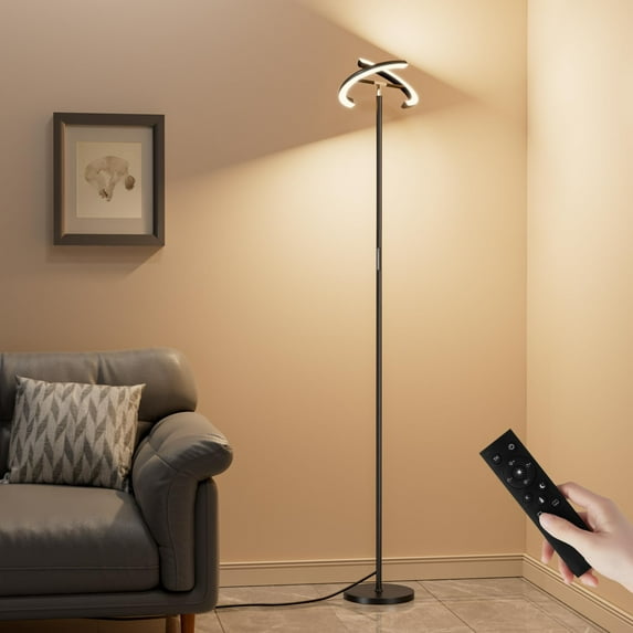 Floor Lamps for Living Room, 40W/2400LM Rotatable LED Floor Lamp with ...